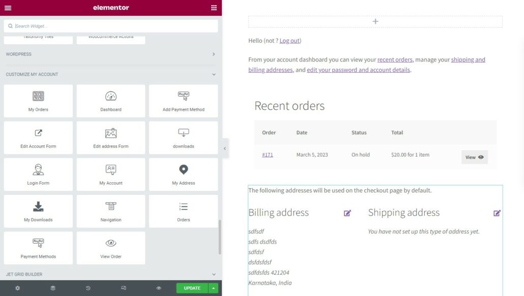 SysBasics WooCommerce Customize My account Pro